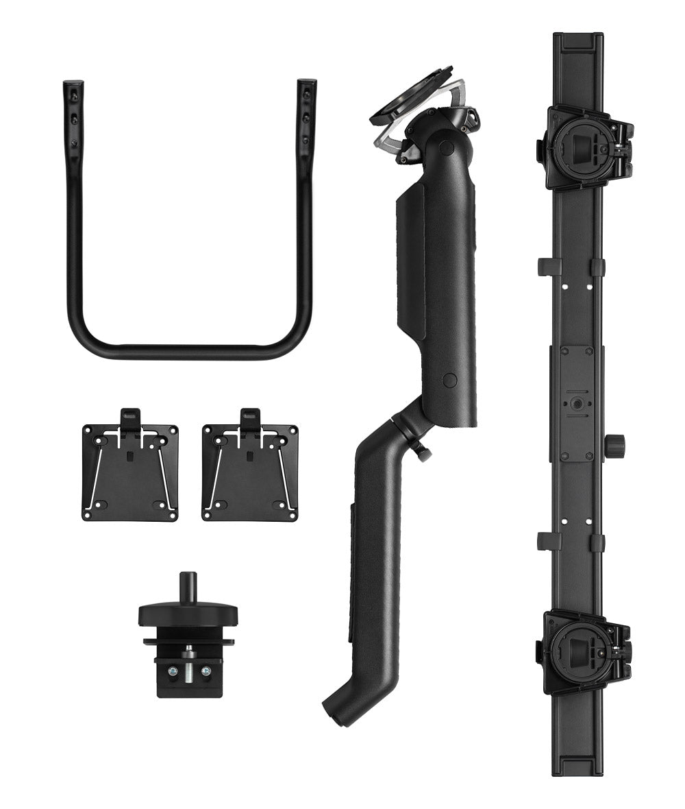 Flo X Large Format Dual Monitor Arm | Herman Miller Flo X Large Format Dual Monitor Arm | Herman Miller